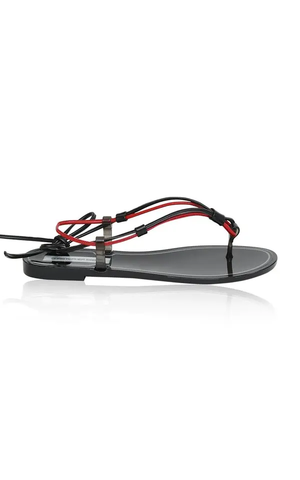 Christopher Esber Lasso Flip Flop Sandal - Black