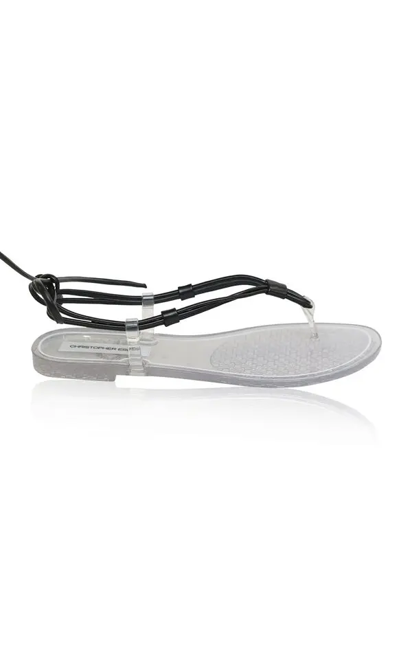 Christopher Esber Lasso Flip Flop Sandal - Clear