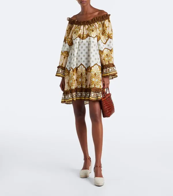 Manolo Blahnik Raffia-effect Espadrille Wedges