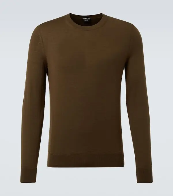 TOM FORD Wool Sweater - Brown