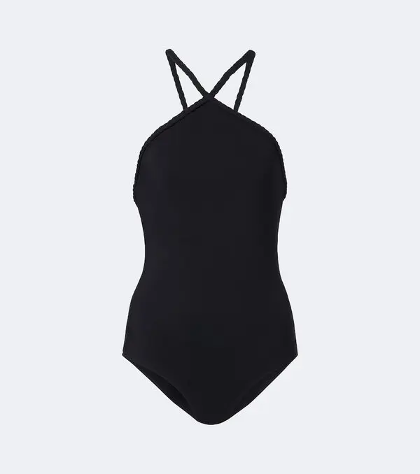Bottega Veneta Knotted One-piece Swimsuit - Green