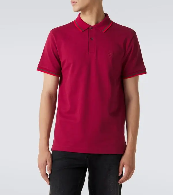 Gucci Cotton-blend Piqu� Polo Shirt