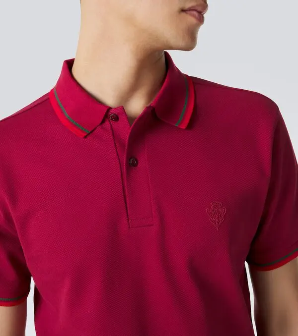 Gucci Cotton-blend Piqu� Polo Shirt