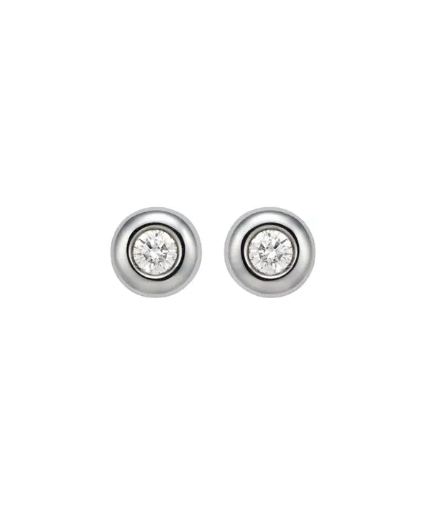 David Yurman Sterling Diamond Earrings - Silver