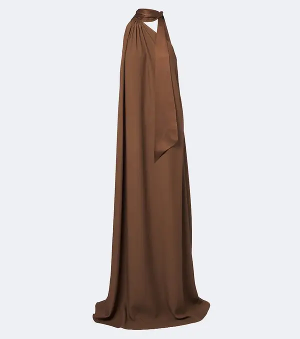 TALLER MARMO Astor Gathered Maxi Dress - Brown
