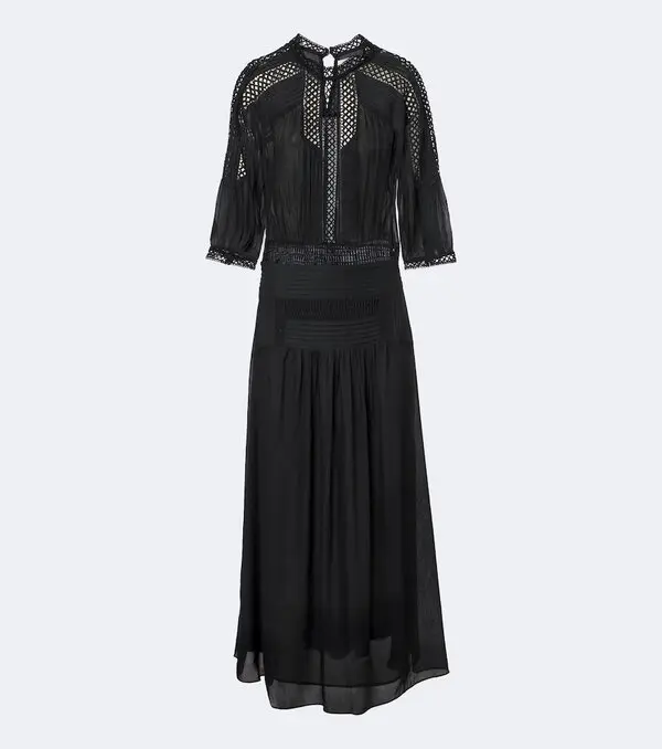 MARANT ETOILE Pamena Maxi Dress - Black