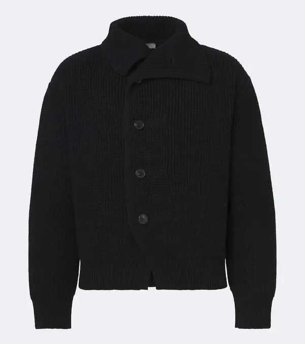 Dries Van Noten Wool Cardigan - Blue