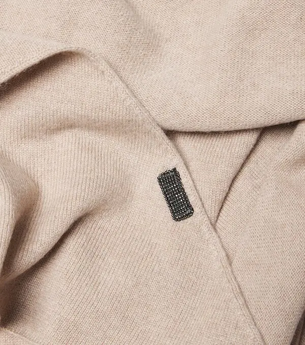 Brunello Cucinelli Monili Cashmere Scarf