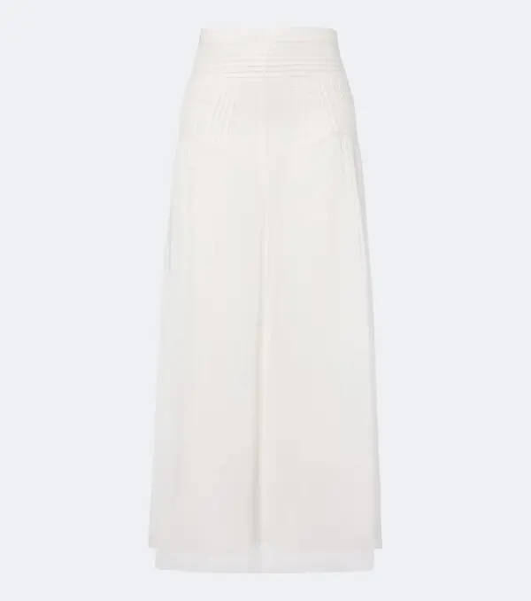 MARANT ETOILE Pylka Maxi Skirt - White