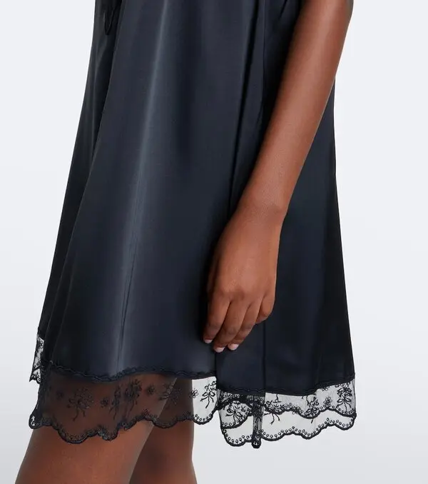 Simone Rocha Lace-trimmed Minidress