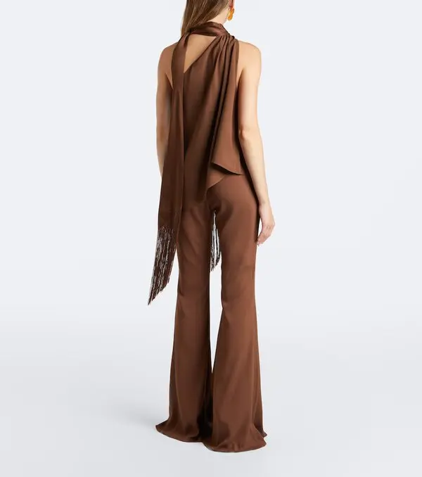 TALLER MARMO Mae High-rise Flared Pants - Brown