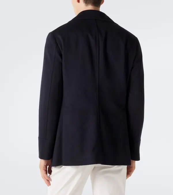 Brunello Cucinelli Virgin Wool Peacoat