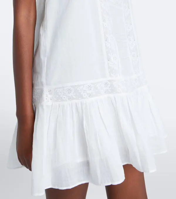 Veronica Beard Naderah Ramie Mini Dress