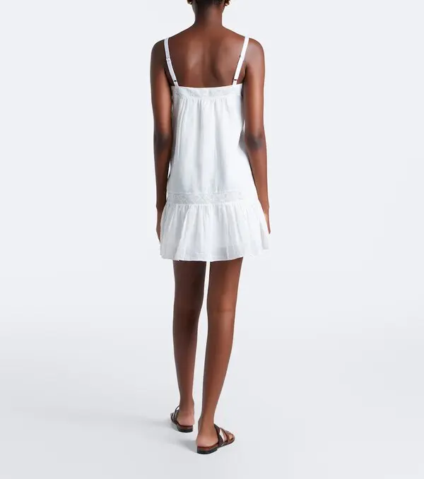 Veronica Beard Naderah Ramie Mini Dress
