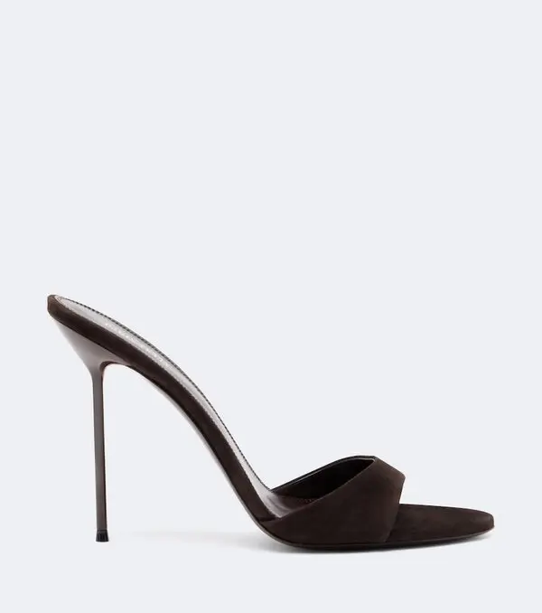 Paris Texas Lidia Suede Mules - Brown