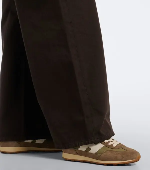 Hogan Athletic Suede Sneakers - Brown