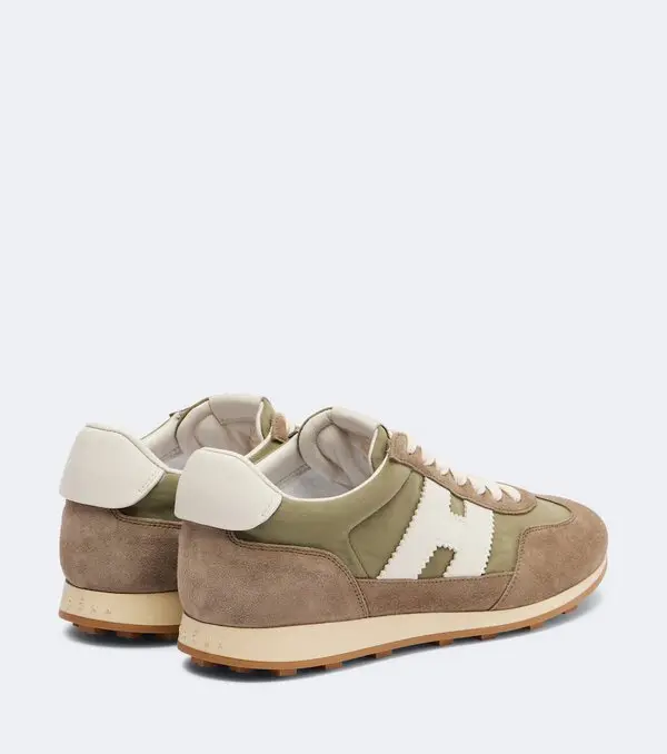 Hogan Athletic Suede Sneakers - Brown