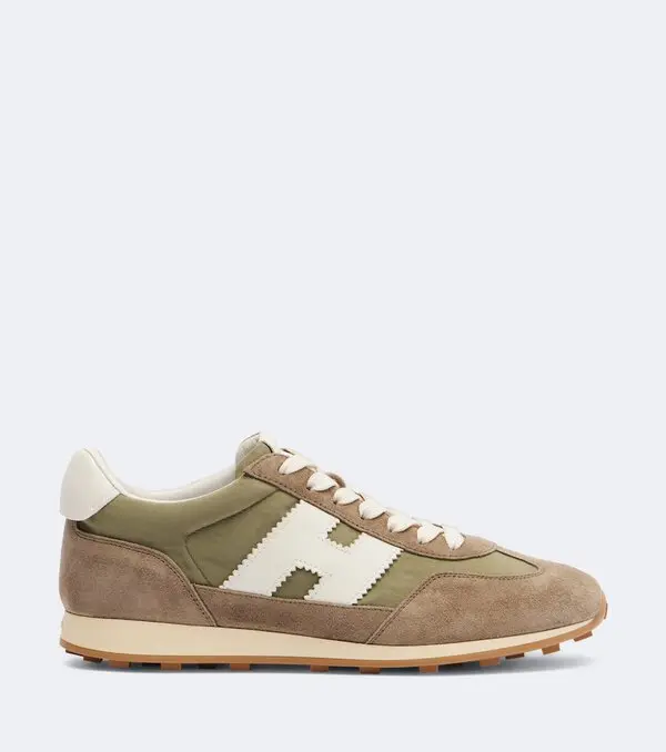 Hogan Athletic Suede Sneakers - Brown