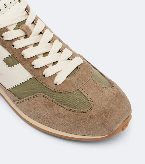 Hogan Athletic Suede Sneakers - Brown