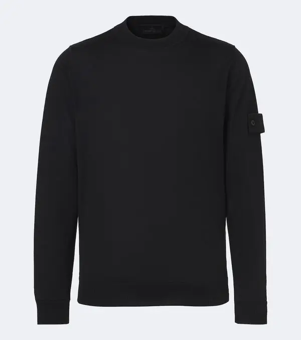 Stone Island Ghost Virgin Wool Sweater - Black