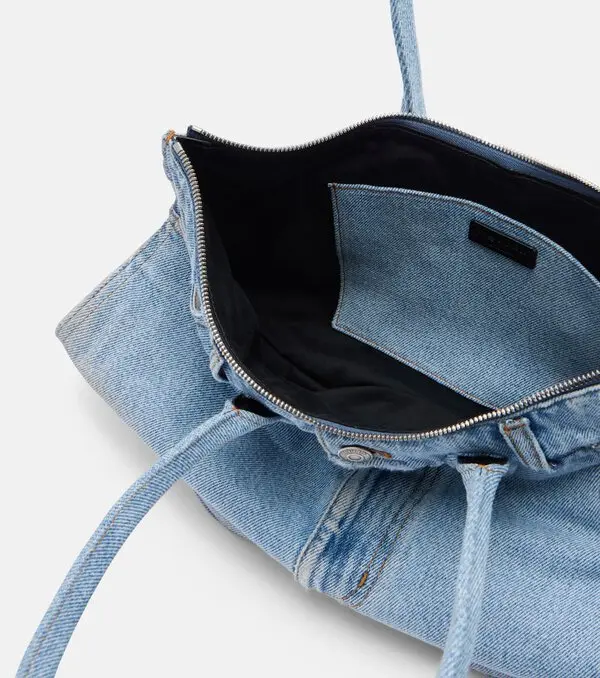 Alexander McQueen Manta Medium Shoulder Bag - Blue