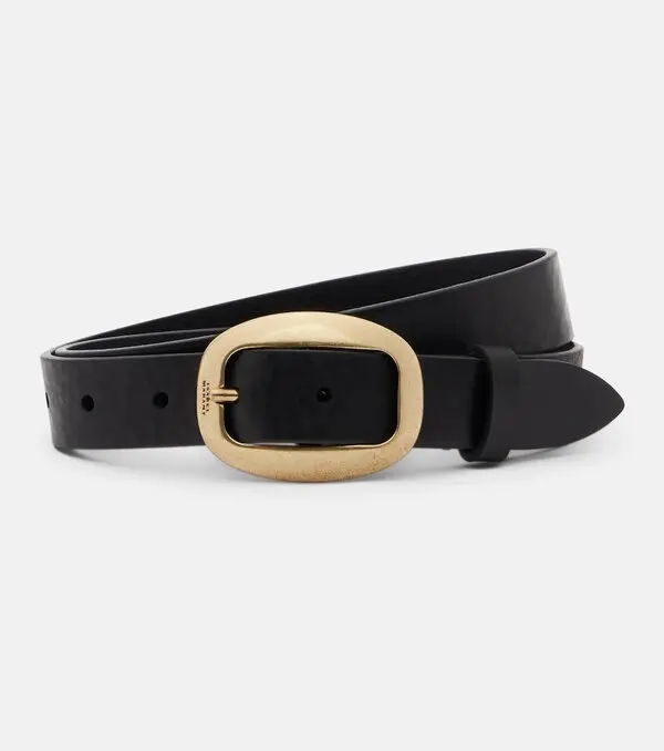 Isabel Marant Étoile Dara Leather Belt - Black