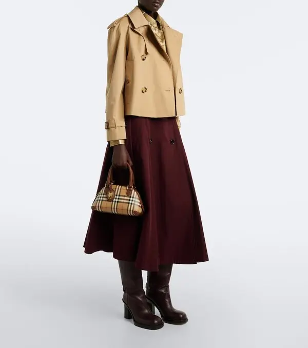Burberry Primrose Check Mini Top-handle Bag