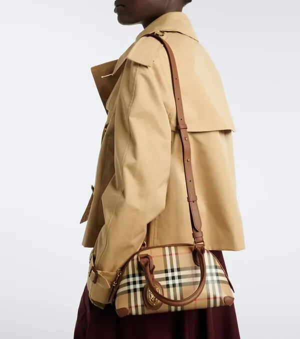Burberry Primrose Check Mini Top-handle Bag