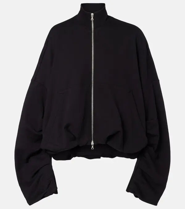 Dries Van Noten Cotton Jersey Sweatshirt - Black