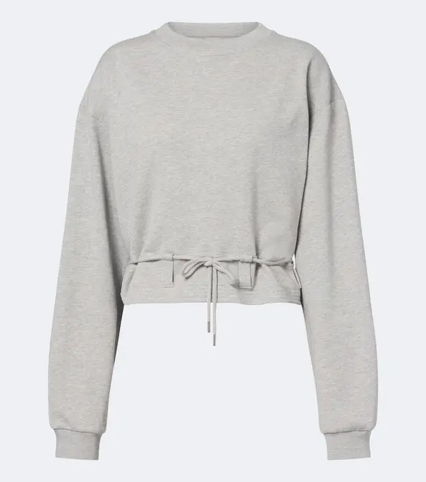 Dries Van Noten Cotton Jersey Sweatshirt - Grey