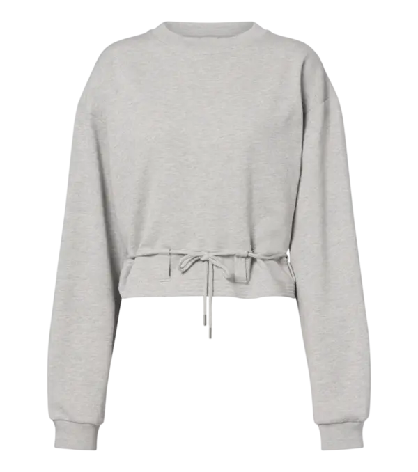 Dries Van Noten Cotton Jersey Sweatshirt - Grey