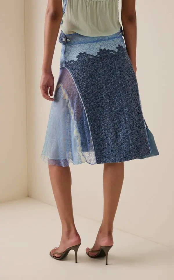 Christopher Esber Cleo Utility Silk Midi Skirt