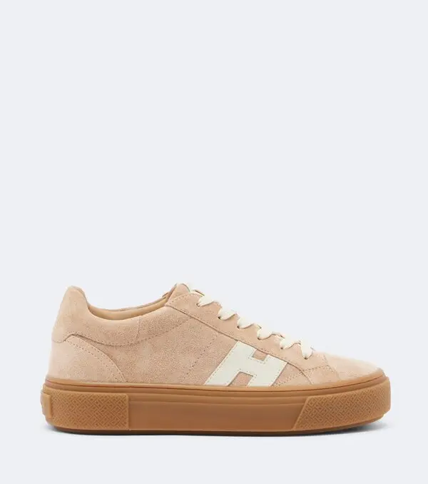 Hogan Crosswind Suede Platform Sneakers
