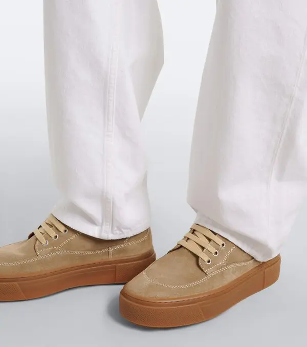 Hogan Crosswind Suede Platform Sneakers