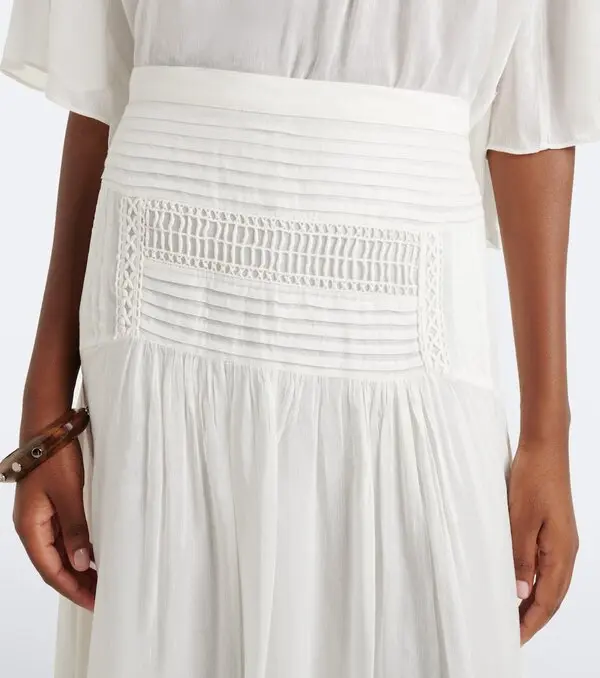 MARANT ETOILE Isabel Pylka Maxi Skirt - White