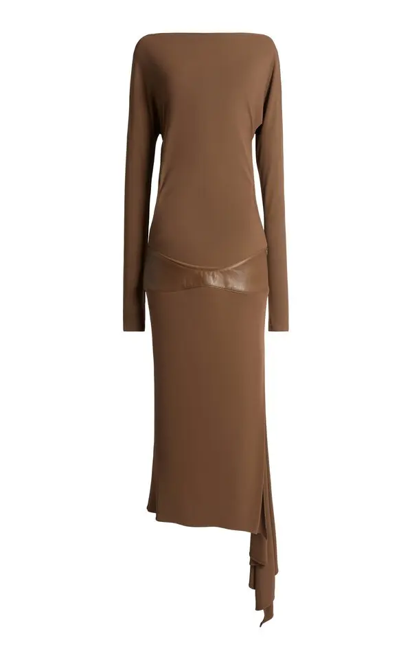 Christopher Esber Contour Leather Maxi Dress