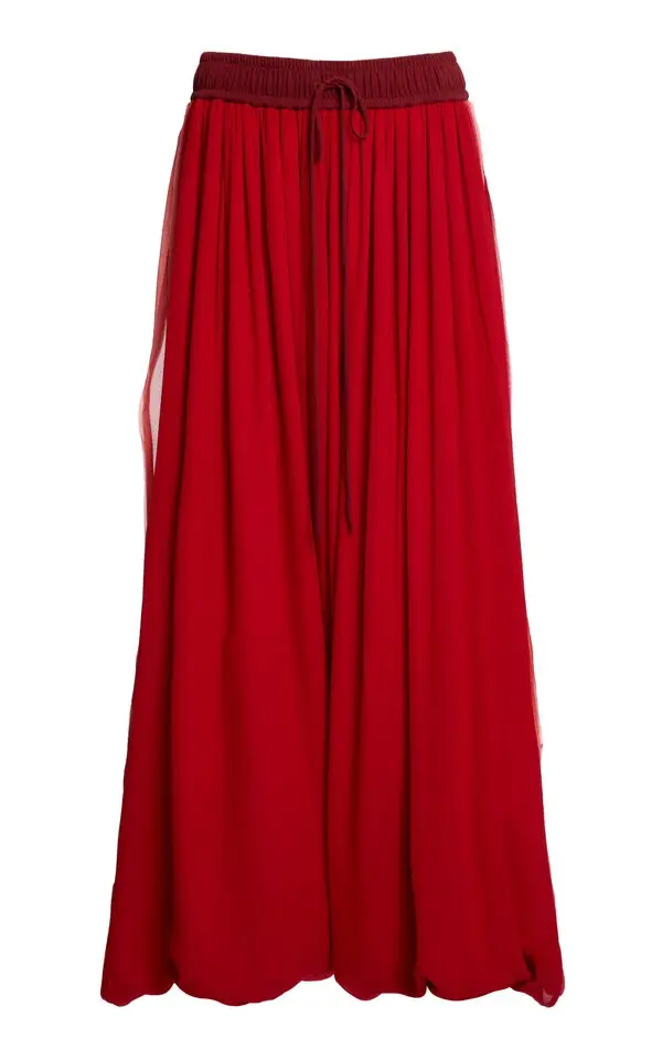 Christopher Esber Glacis Baloon Silk Trousers