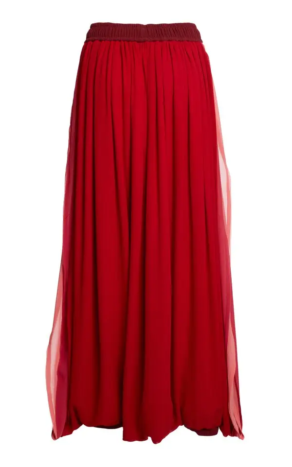 Christopher Esber Glacis Baloon Silk Trousers