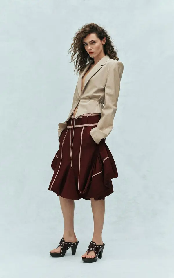 Christopher Esber Ren Bias Wool Blazer