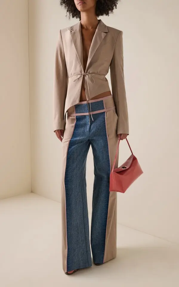 Christopher Esber Ren Bias Wool Blazer