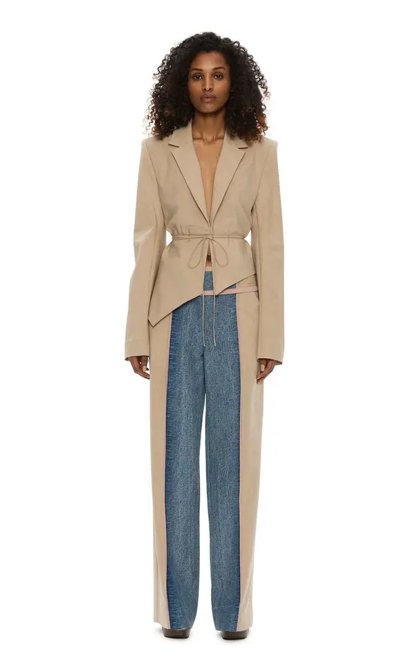 Christopher Esber Ren Bias Wool Blazer