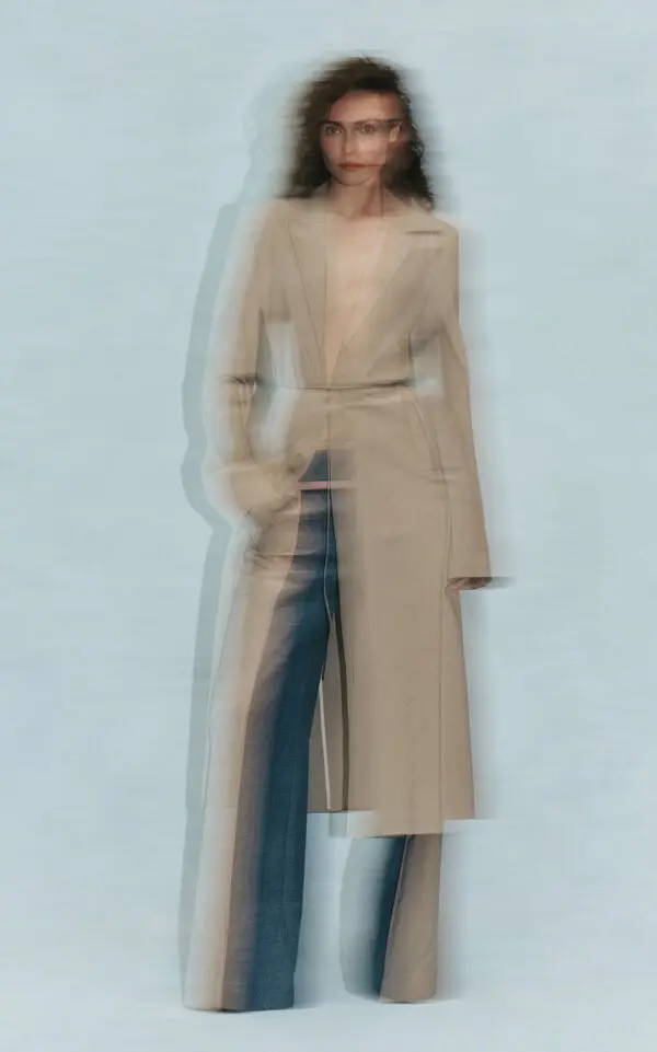 Christopher Esber Ren Bias Wool Coat