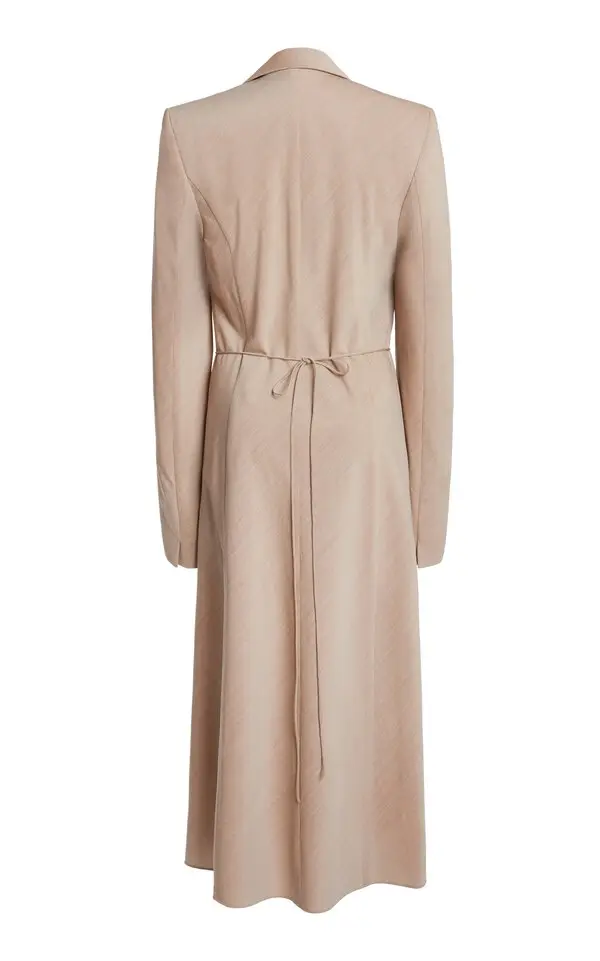 Christopher Esber Ren Bias Wool Coat