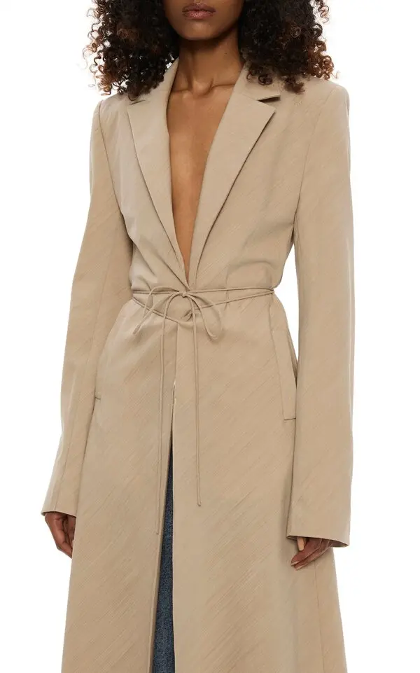 Christopher Esber Ren Bias Wool Coat