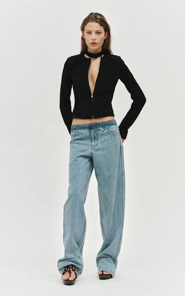 Christopher Esber Deconstruct Straight Leg Denim Jeans