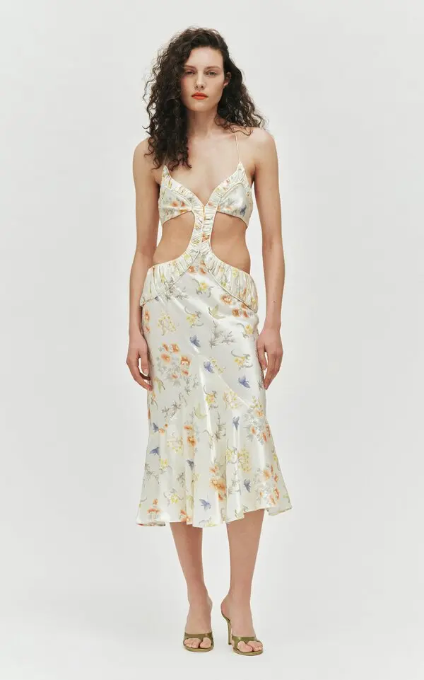 Christopher Esber Heirloom Brocade Silk Maxi Dress