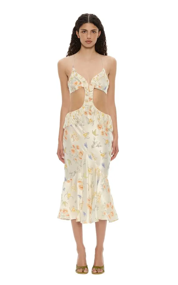Christopher Esber Heirloom Brocade Silk Maxi Dress