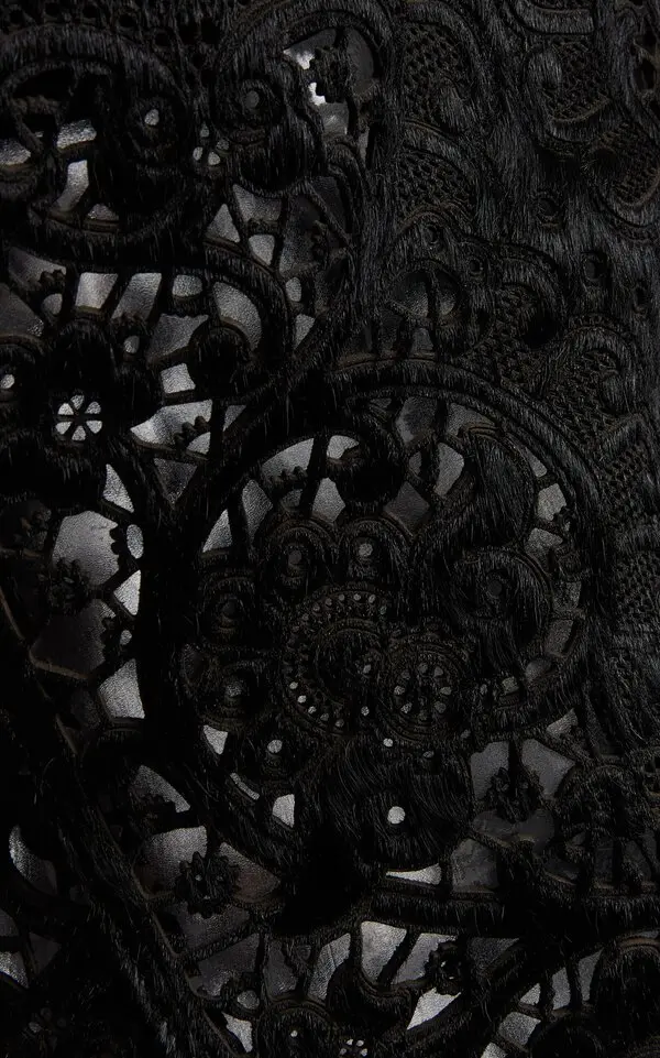 Christopher Esber Venise Lasercut Leather Dress