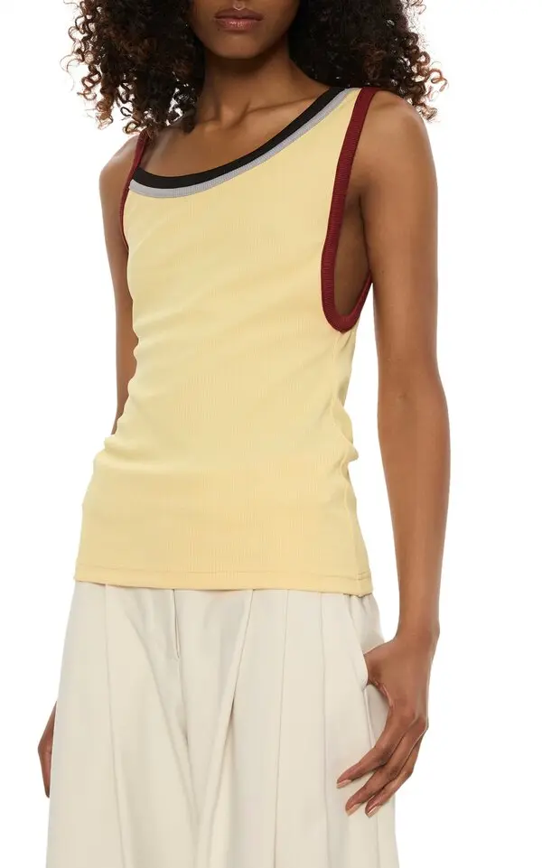 Christopher Esber Asymmetric Multi Verner Tank Top