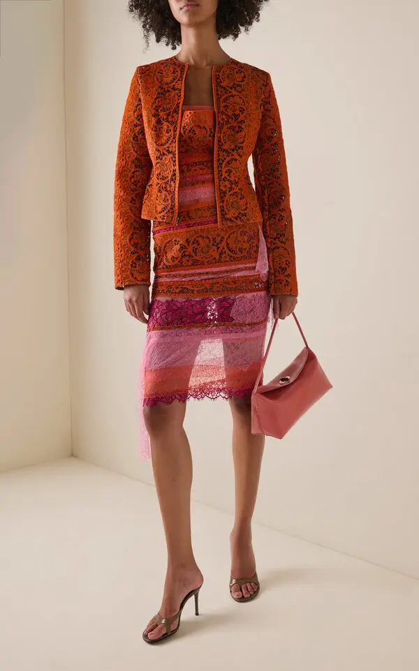 Christopher Esber Venise Lasercut Leather Jacket